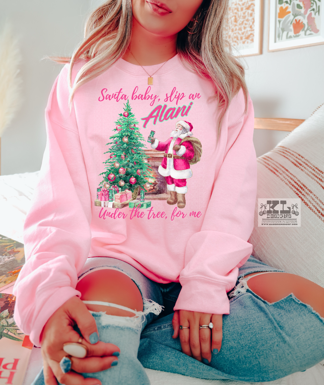 Santa Slip A/N Under The Tree – KL Designs