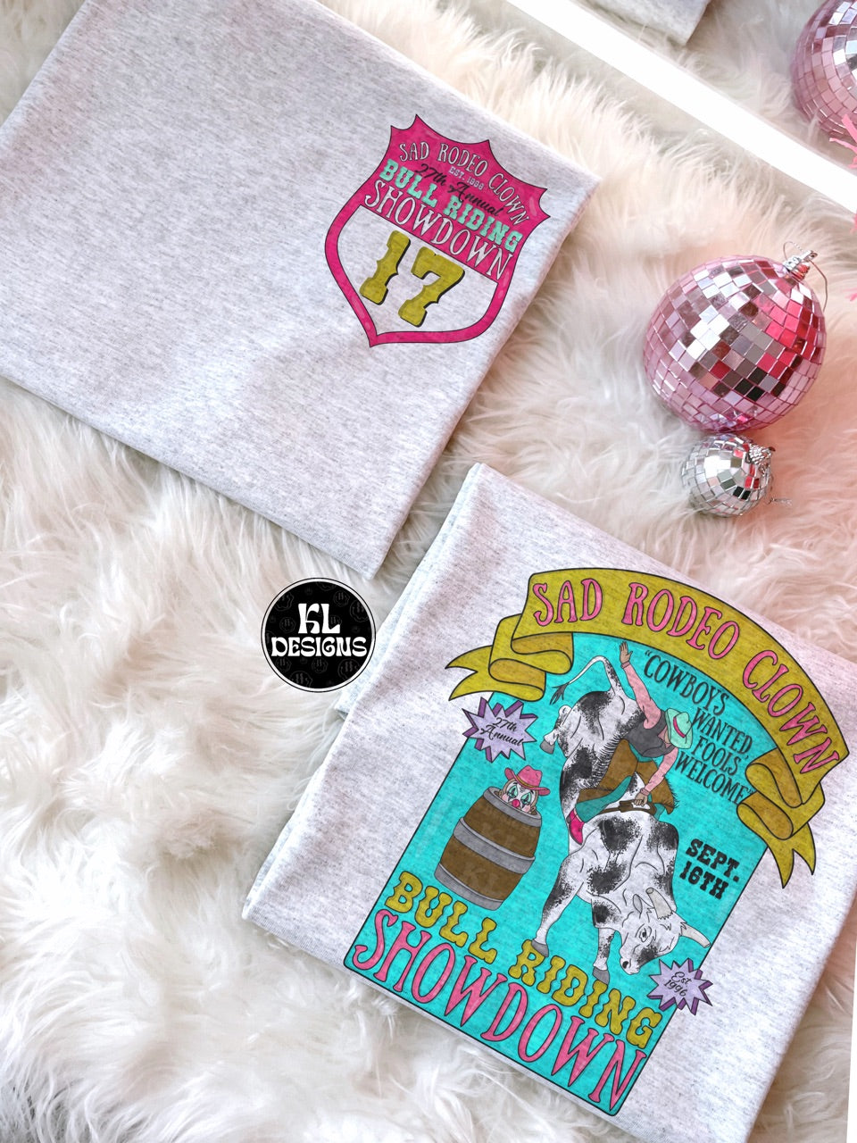 Sad Rodeo Clown - front and back – KL Designs