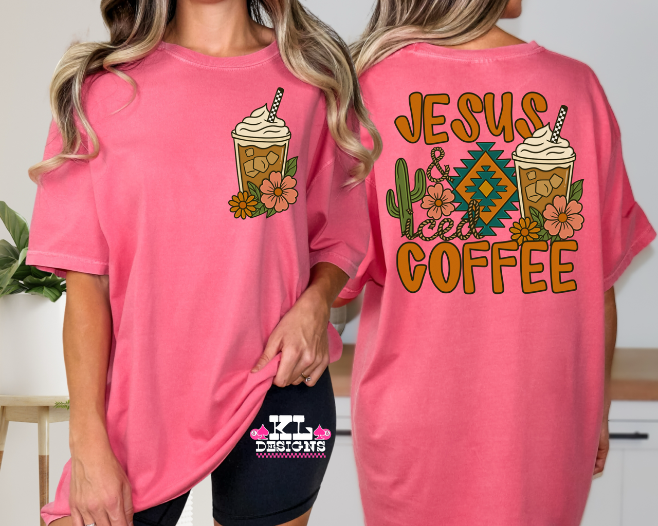 Aztec Iced Coffee & Jesus – KL Designs